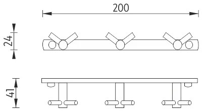 Trojháček s dvojitými háčky NIMCO BORMO BR 11106-26