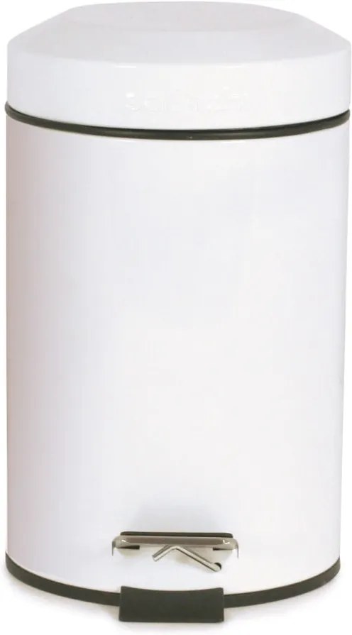 Bílý odpadkový koš Sabichi, 3 l