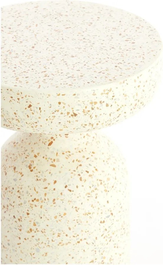 Terrazzo kulatý odkládací stolek ø 32 cm Moravit – Light & Living