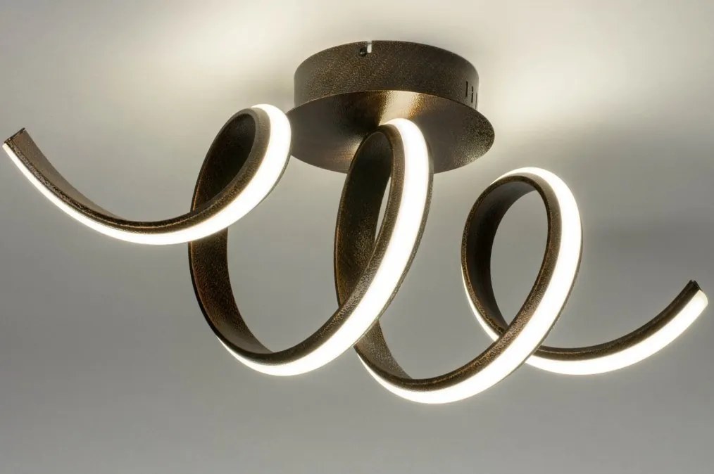 Stropní designové LED svítidlo do ložnice Cardinalle