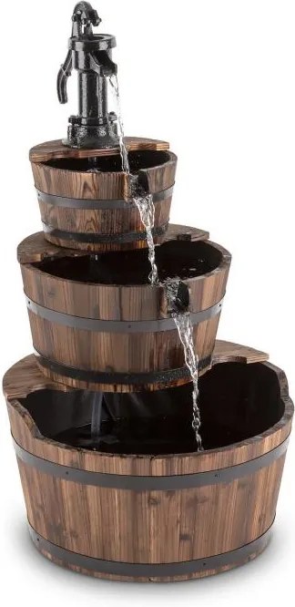 Blumfeldt Cascada 2G, kaskádová fontána, zahradní, 12 W, 800 l/h, dřevo
