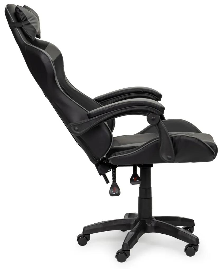 Herní židle Chair černo-šedá