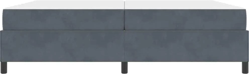 Rám postele Tmavě šedá 200 x 200 cm textil 3399085