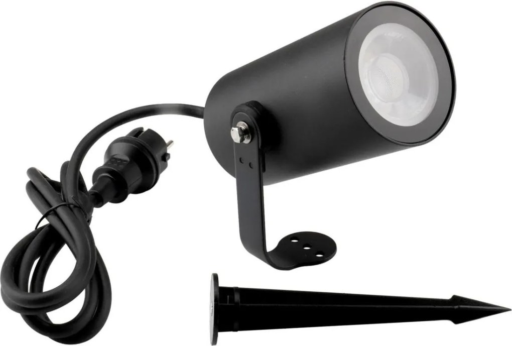 IMPR 843540 Deko-Light bodové venkovní svítidlo se zápichem RF-smart, Wide-Spot, 12W, RGB+2700-6500 K, černá - DEKOLIGHT