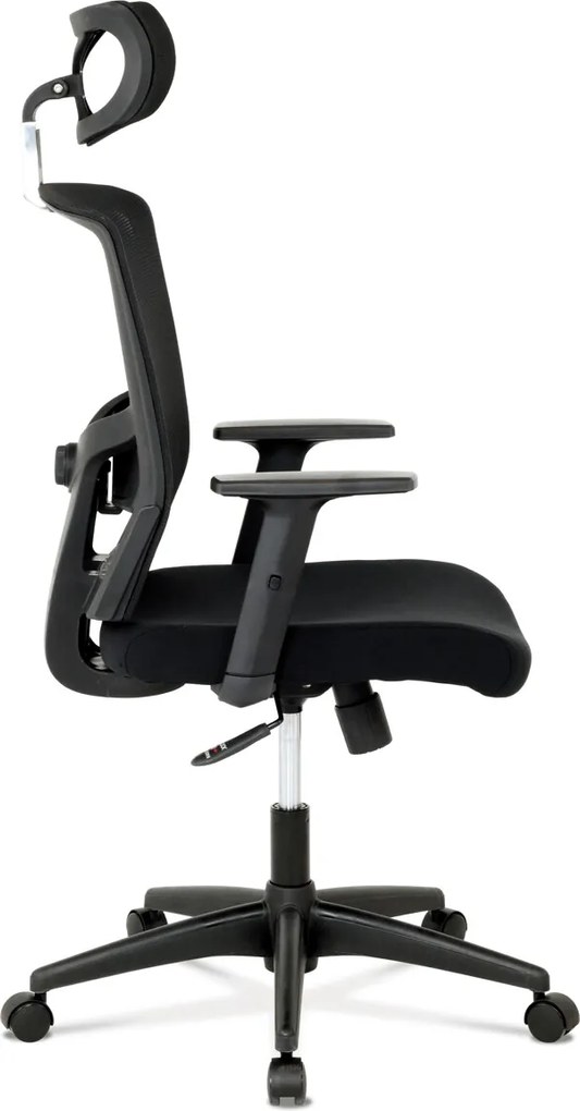 Ergonomická kancelářská židle RELORA - černá síťovina