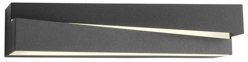 Redo 01-2394 nástěnné LED svítidlo Zigo pískově černé, 14W, 3000K, 28cm