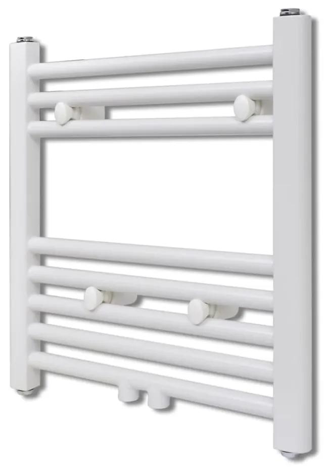 140840 vidaXL Žebříkový radiátor na ručníky rovný ústřední topení 480 x 480  mm