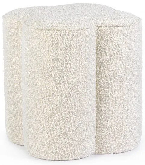 BIZZOTTO Bílý pouf COINTA 0748338