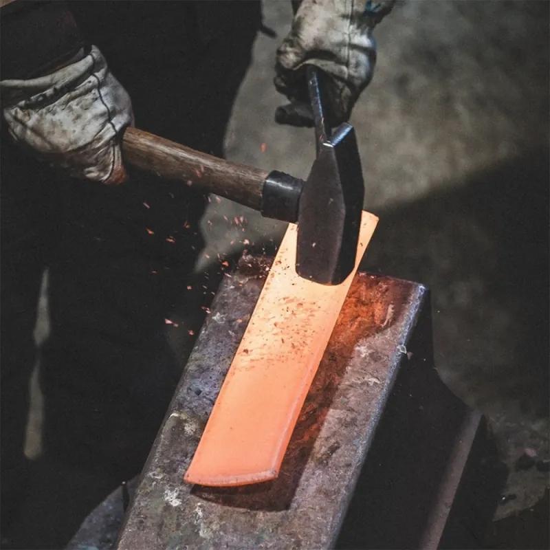 Finský nůž Roselli Wootz 26cm / stříbro