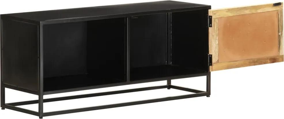 vidaXL TV stolek 90 x 30 x 40 cm hrubé mangovníkové dřevo [323150]