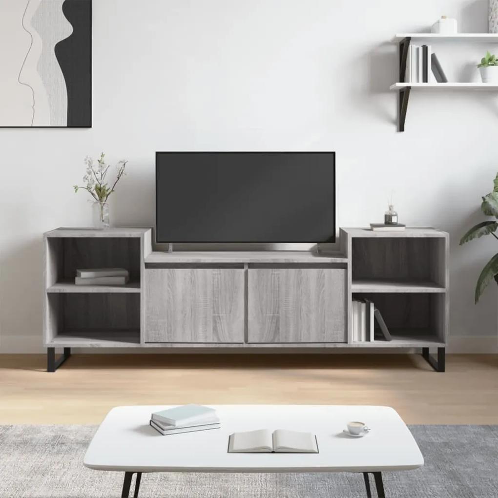 vidaXL TV skříňka 160x35x55 cm kompozitní dřevo [831355] Barva: šedá sonoma