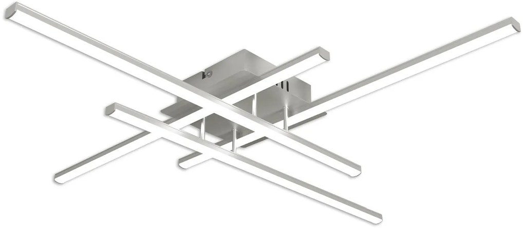 Brilagi led stropní svítidlo stripes led/37w/230v stříbrné