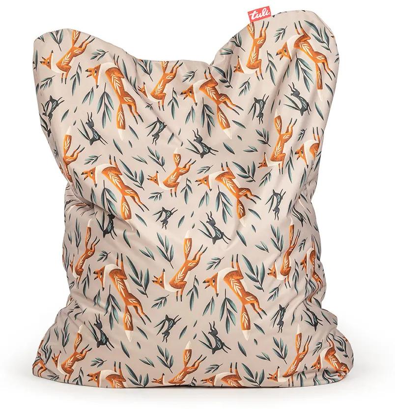 Tuli Funny sedací vak Provedení: Forest - vzorovaný polyester