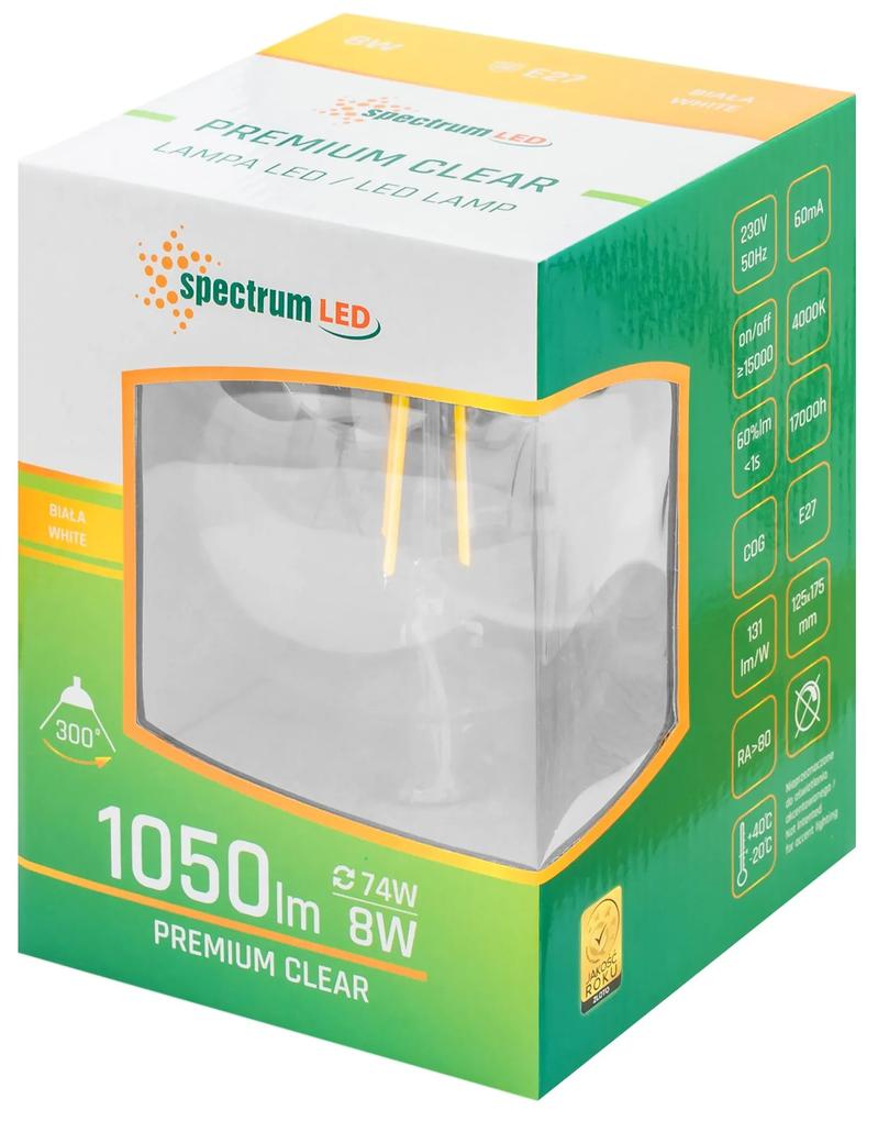 Spectrum LED LED žárovka Neutral E-27 230V 8W 14341