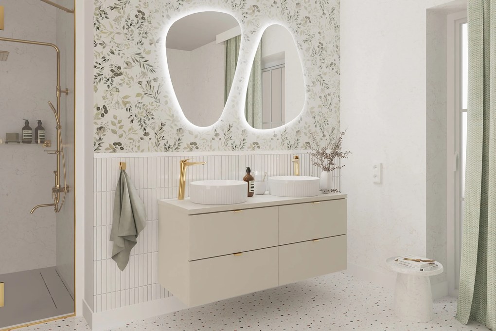 Comad Koupelnová skříňka pod umyvadlo Dalia Cashmere 60 kašmír mat