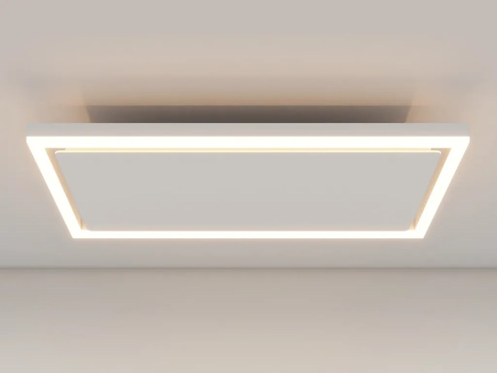 Stropní infrapanel CEILING LED 750W DESIGN | 70x40 cm | LED světlo | Dálkový ovladač | Výhřevnost 13.6 m2