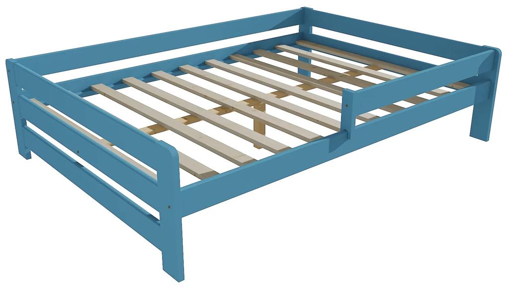 Vomaks Dětská postel se zábranou VMK003D KIDS Rozměr: 120 x 200 cm, Barva: bezbarvý lak