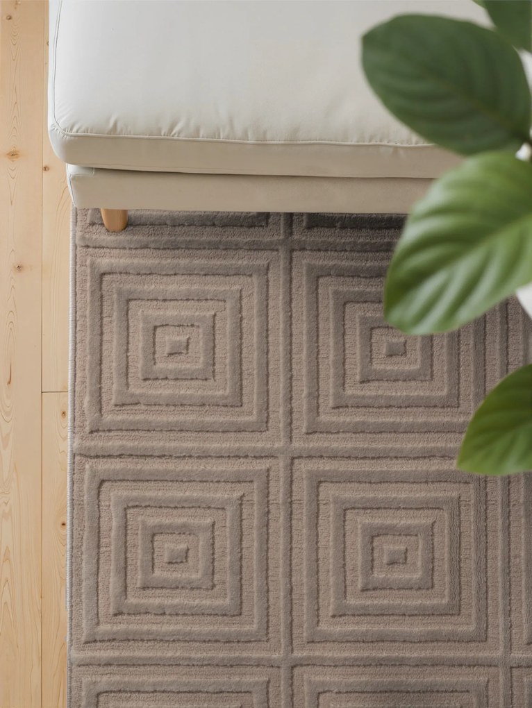 ELLE Decoration, Kusový koberec Perles 106183 Cream Beige z kolekce Elle, 120x170, béžová, ložnice