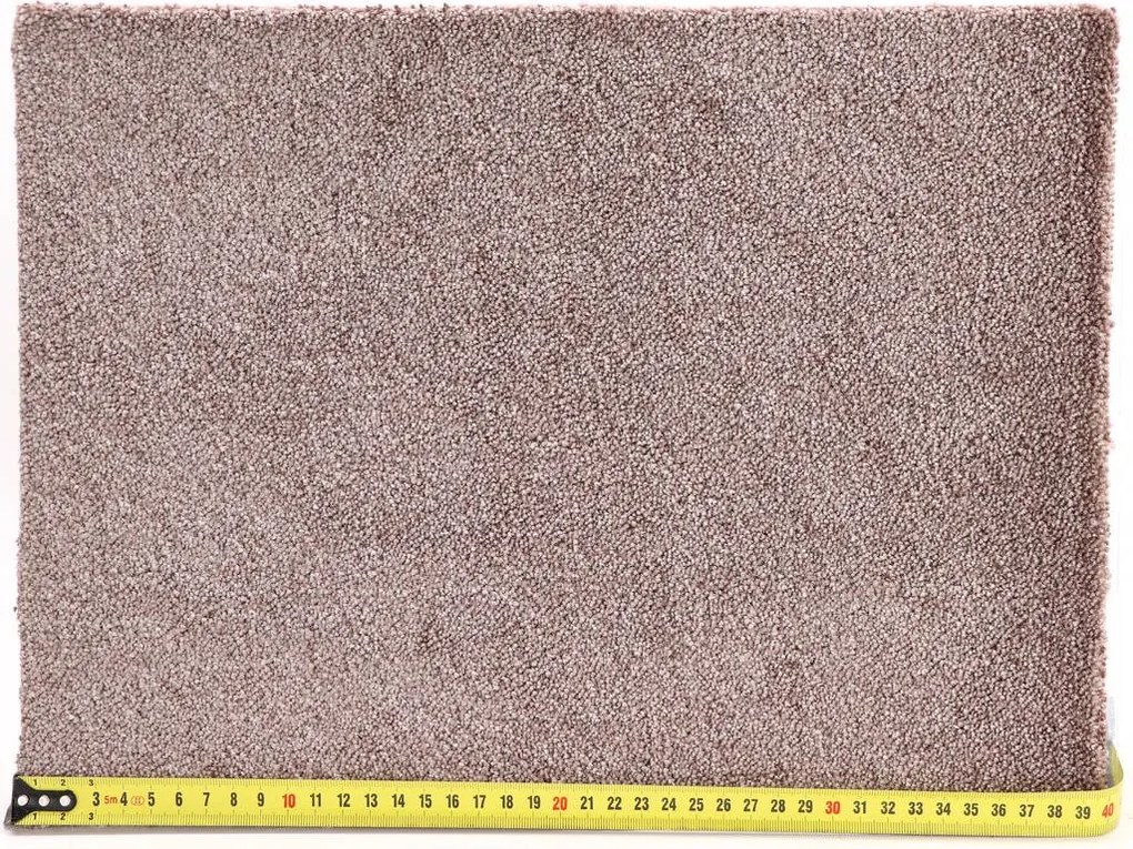 Associated Weavers, Metrážový koberec Spinta 44, na míru, šíře 4m, béžová, filc, ložnice