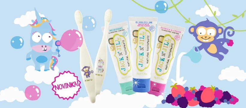 Jack N´ Jill Přírodní zubní pasta s příchutí 50 g Meloun