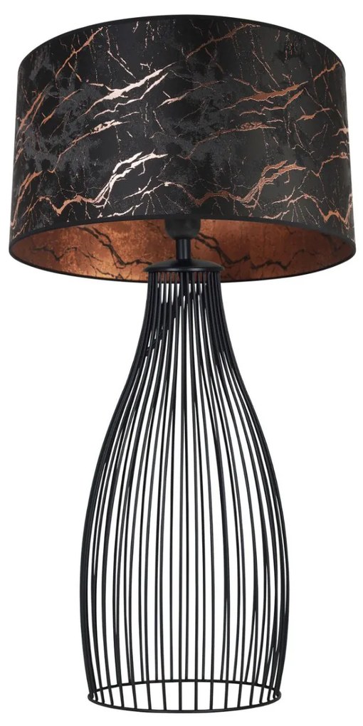 Stolní lampa Werona, 1x textilní stínítko (výběr ze 6 barev), ln