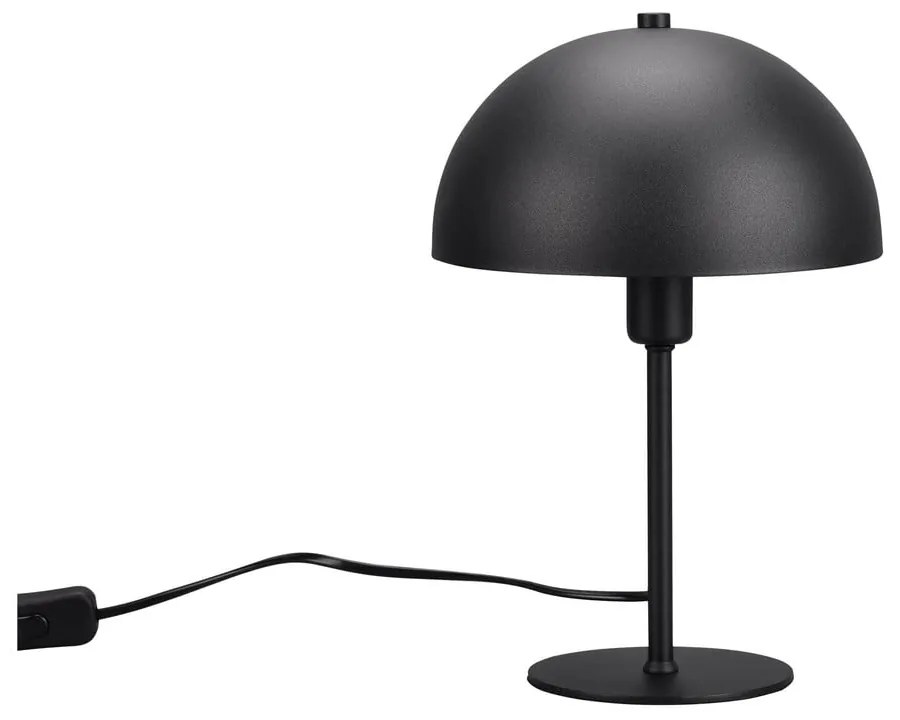 Matně černá stolní lampa (výška 30 cm) Nola – Trio