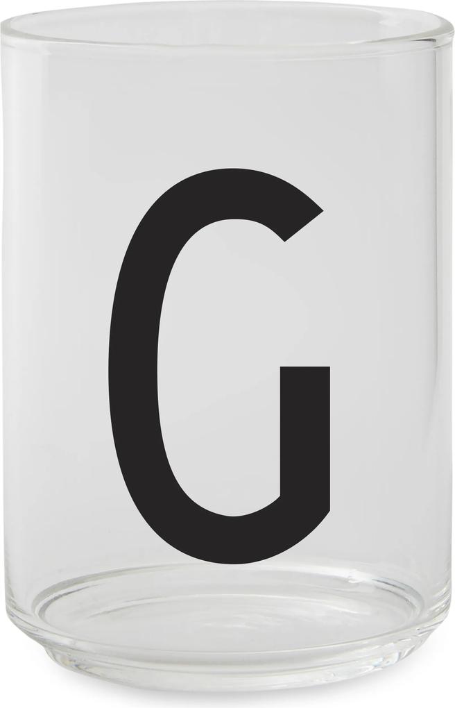 Skleněný pohár AJ písmeno G