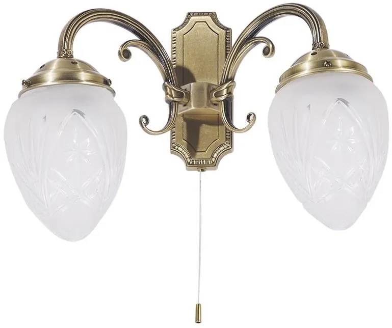 Nástěnná lampa rabalux - nástěnné svítidlo 2xe14/40w/230v