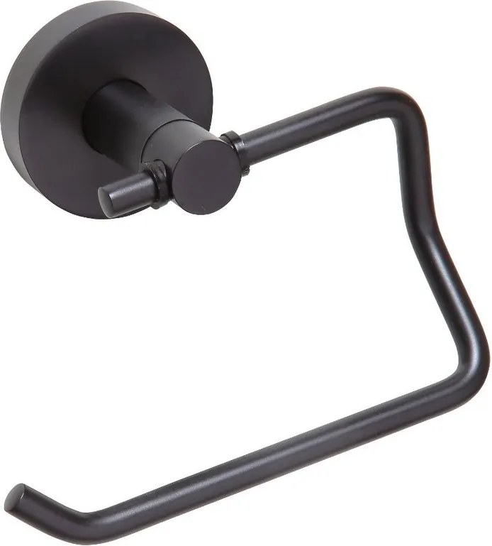 Sapho Sapho, X-ROUND BLACK držák toaletního papíru bez krytu, černý, XR704B