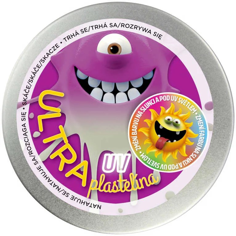 EP line Inteligentní plastelína 80g chytrá hmota mění barvu na světle 3 barvy ep03343
