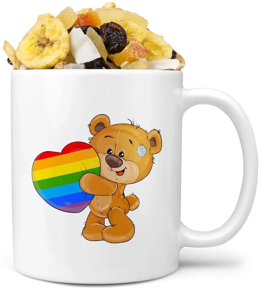 Hrnek LGBT Bear (Náplň hrníčku: Tropická směs)