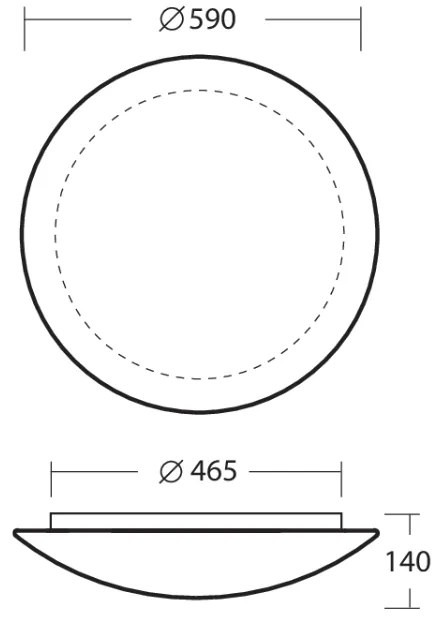 Osmont 20050 Náhradní stínídlo z triplexového skla pro Aura 9