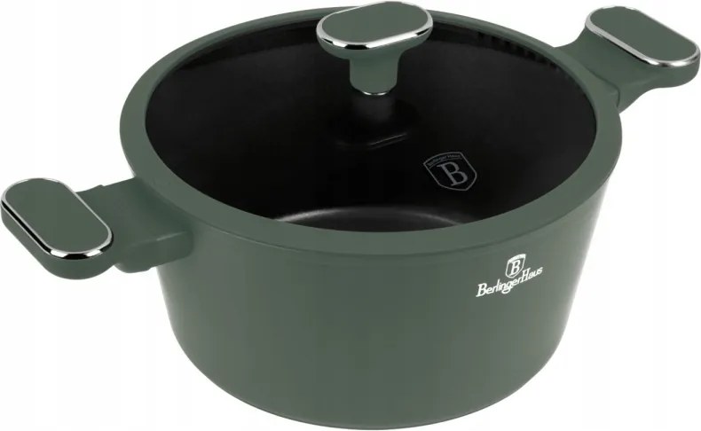 Berlingerhaus BH-8201 s poklicí 24 cm Matte Green Collection