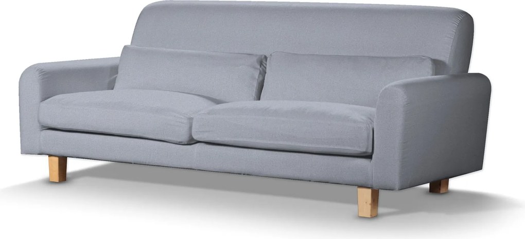 Potah na pohovku IKEA Nikkala krátký barva modrá látka pletený vzor