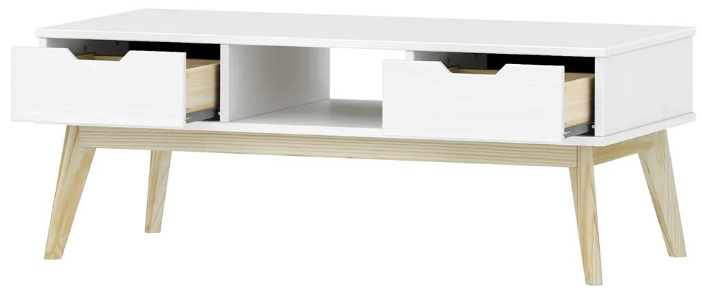 IDEA Konferenční stolek BONITO bílý lak