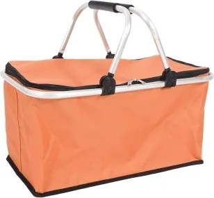 Košík nákupní skládací 46x27x23cm oranžový 883001