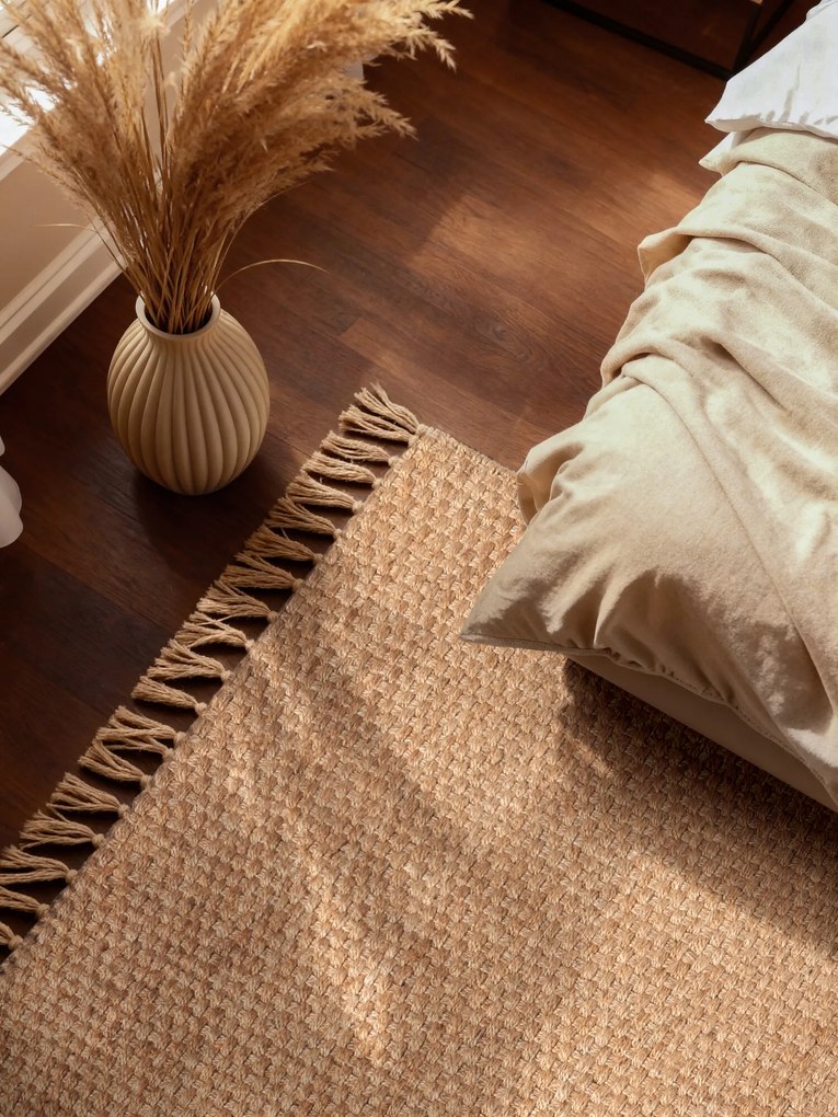 Hanse Home, Kusový koberec Handloom 106335 Fjord Natural Gold, 120x170, béžová, chodba / předsíň