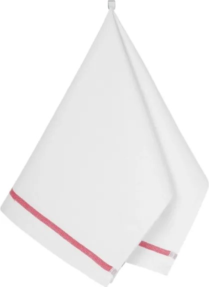 Bellatex Kuchyňská utěrka 1 ks 50x70 cm Proužek Bílá,Červená