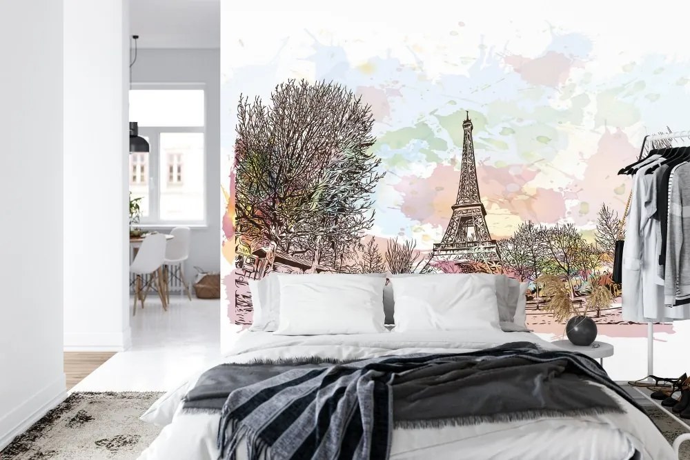 Fototapeta Paříž Eiffelova Věž Samolepící tapety 360x240