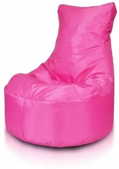 Sedací vak Seat L - růžová, Polyester