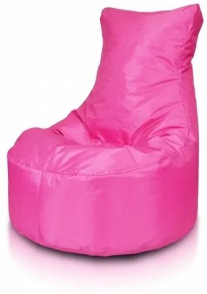 Sedací vak Seat L TiaHome - růžová, polyester-cs
