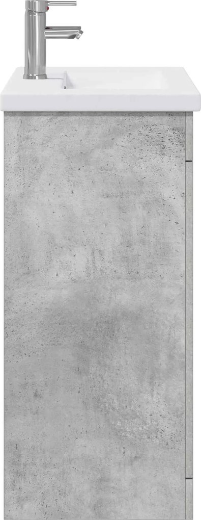 Sada koupelnového nábytku Betonově šedá 81 x 40 x 84,5 cm 3404361