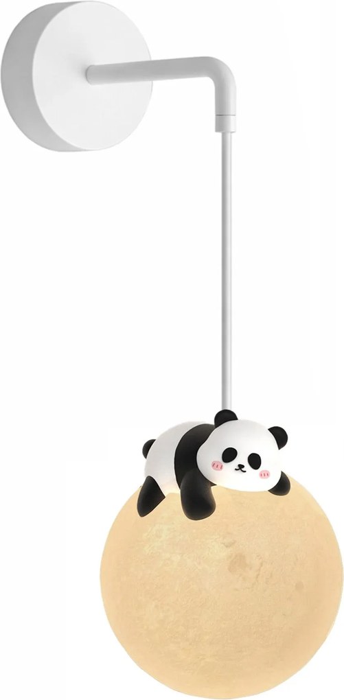 Toolight Toolight, nástěnné svítidlo PANDA G163-1W, černá-bílá, OSW-07803