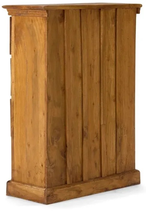 furniture-nabytek.cz - Masivní komoda Tahoma z akácie, lakovaná, přírodní – 58×25×82 cm