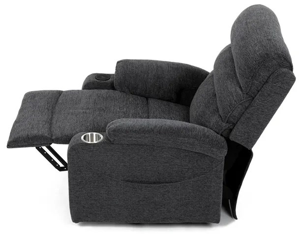 Autronic Polohovací křeslo s elektrickým ovládáním TV-S8348 Barva potahu: Hnědobéžová