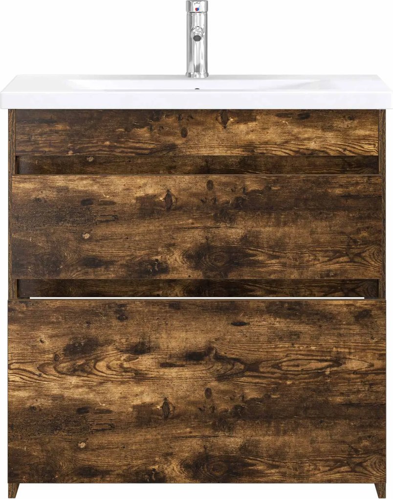 Sada koupelnového nábytku Kouřový dub 81 x 40 x 84,5 cm 3404270
