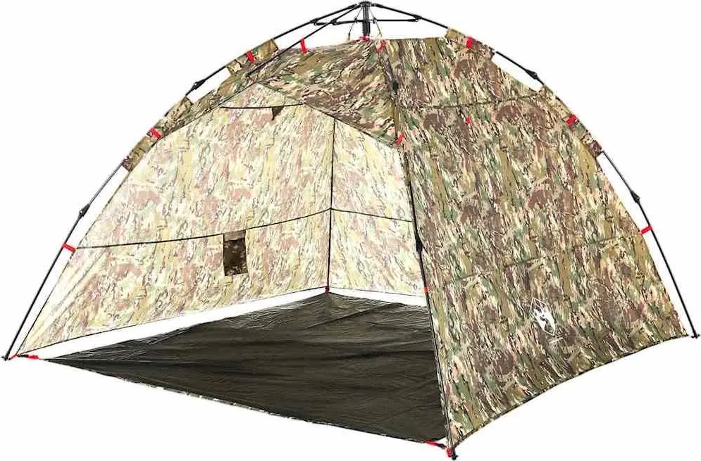 vidaXL Rybářský stan pro 4 osoby rychloupínací [4005325] Barva: Olivově zelená