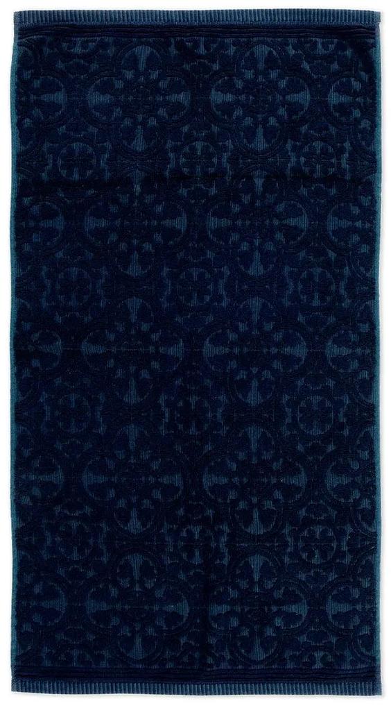Pip Studio Tile de Pip froté ručník 55x100cm, tmavě modrý ( froté ručník)