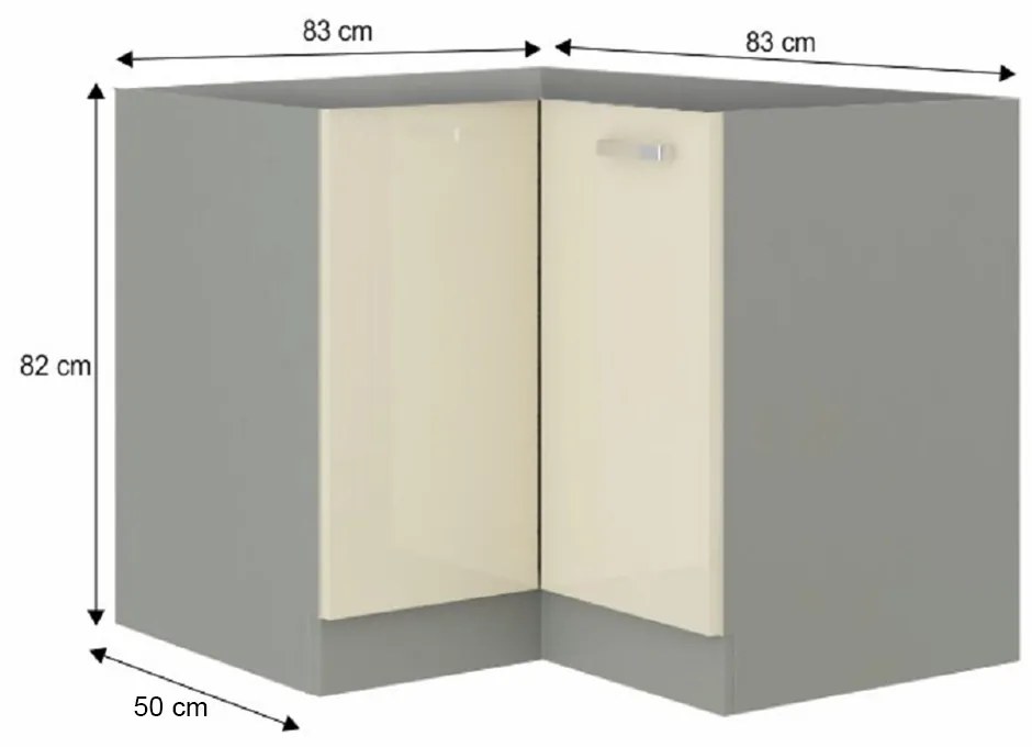 Spodní skříňka rohová PRADO 90/90 DN BB Tempo Kondela