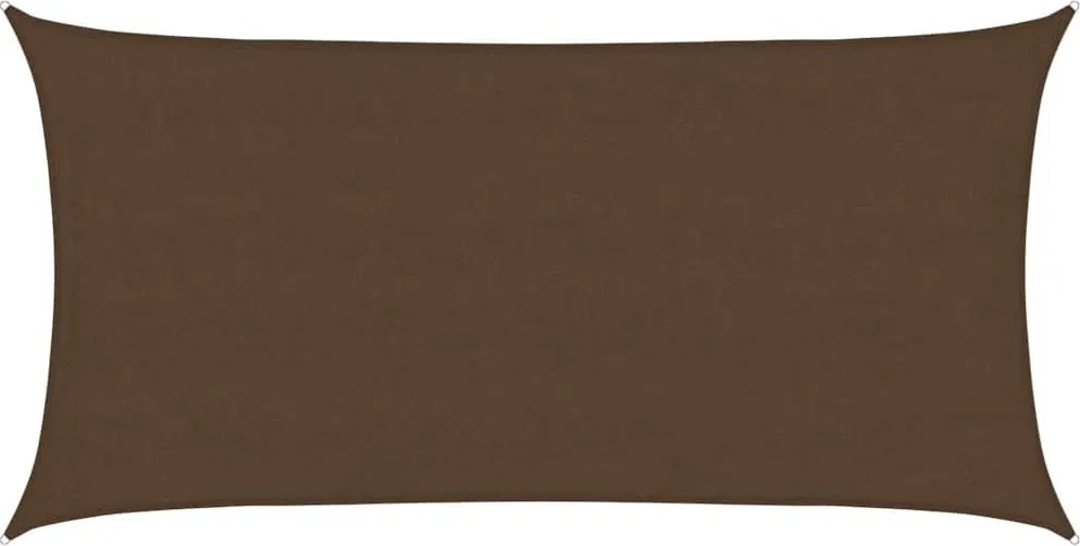 Plachta proti slunci 160 g/m² hnědá 4 x 7 m HDPE 311795